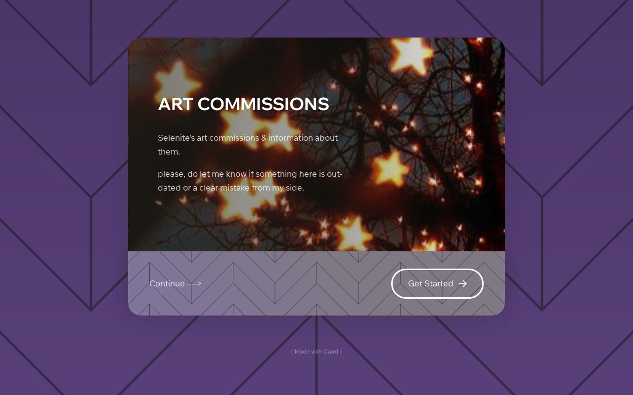 ART COMMISSIONS INFO
